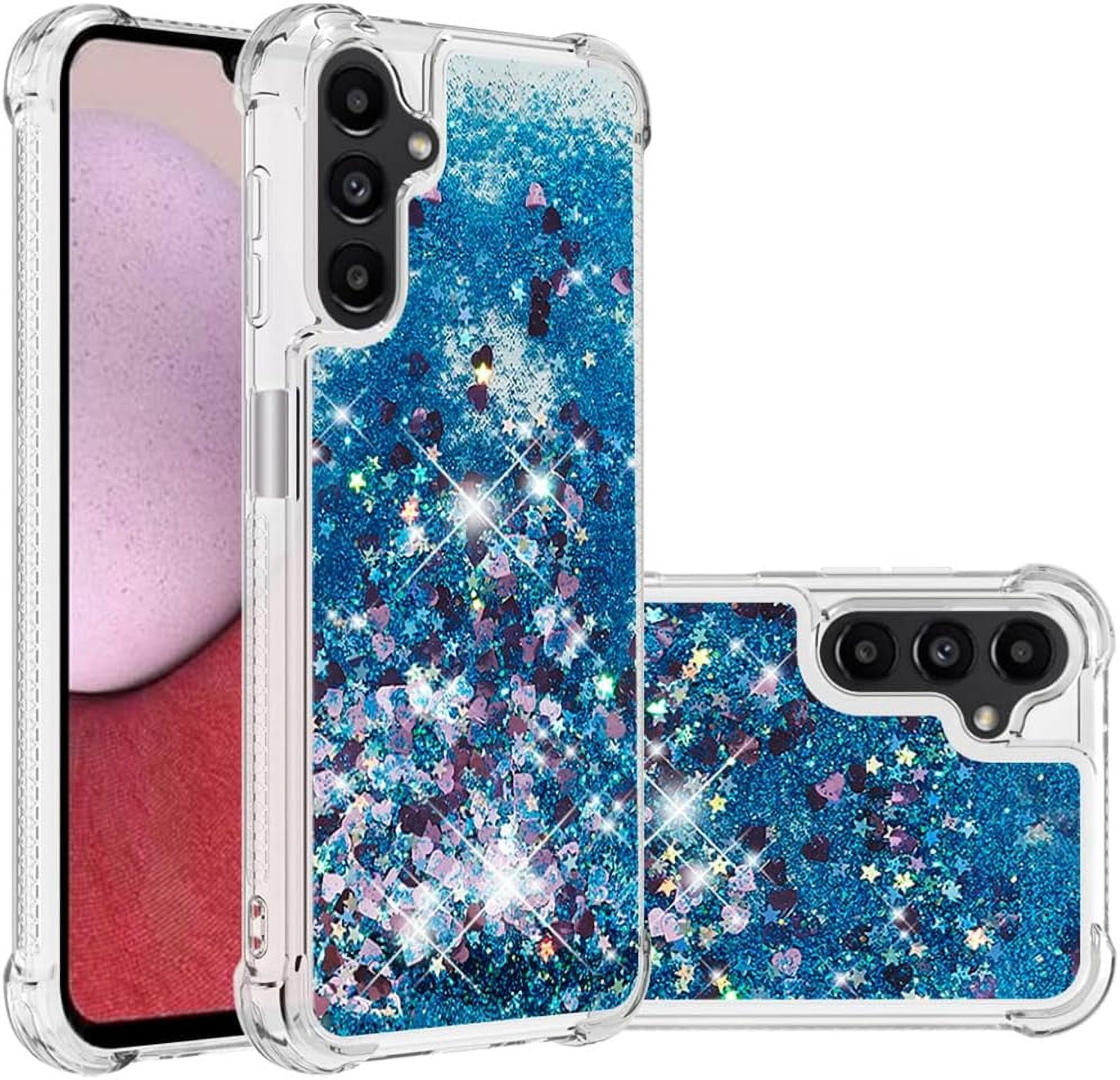 Slim Fit Phone Case for Samsung Galaxy A14, Glitter Liquid Quicksand ...
