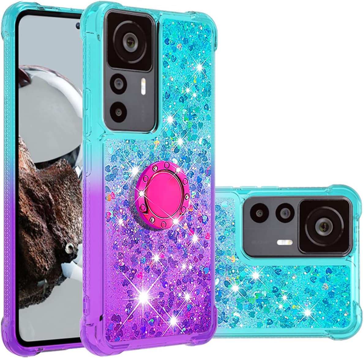 Slim Fit Phone Case for Xiaomi 12T, Case for Xiaomi 12T Pro, Shiny ...