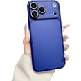 Slim Fit Soft Matte Camera Protect Phone Case for iPhone (Blue,iPhone ...