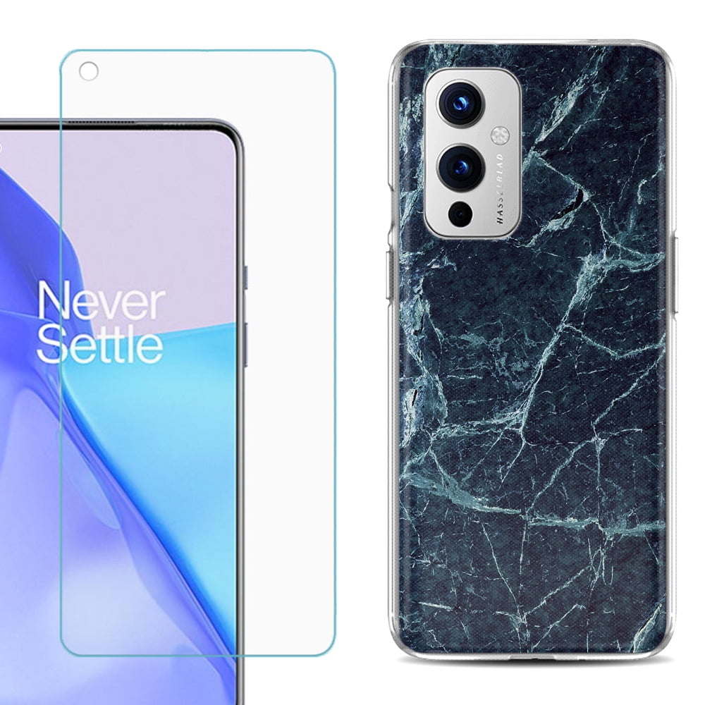 Slim-Fit TPU Phone Case Compatible with OnePlus 9 5G, with Tempered ...