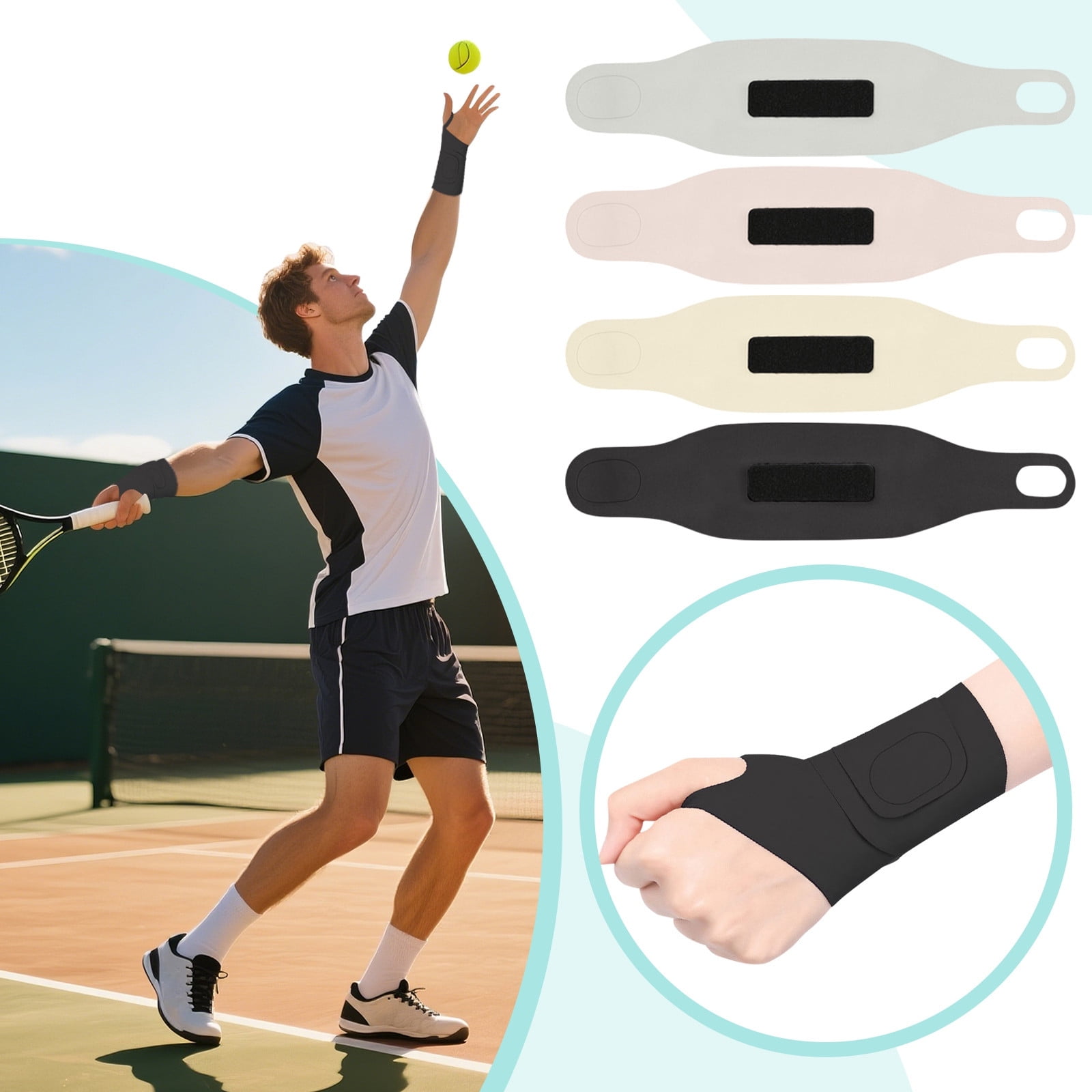 Slim Fit Wrist Brace – Ergonomic Tendon Sheath Guard for Gym, Tennis ...