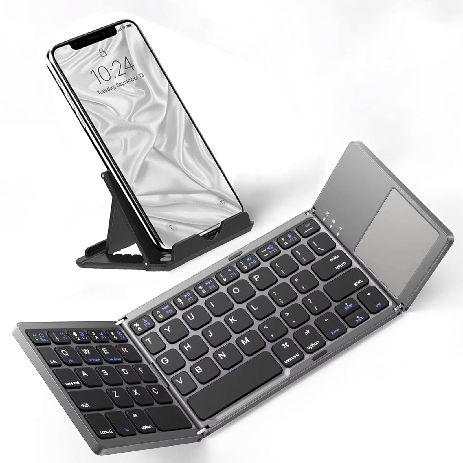 Slim Foldable Wireless Keyboard Compatible with Samsung Galaxy On Nxt ...