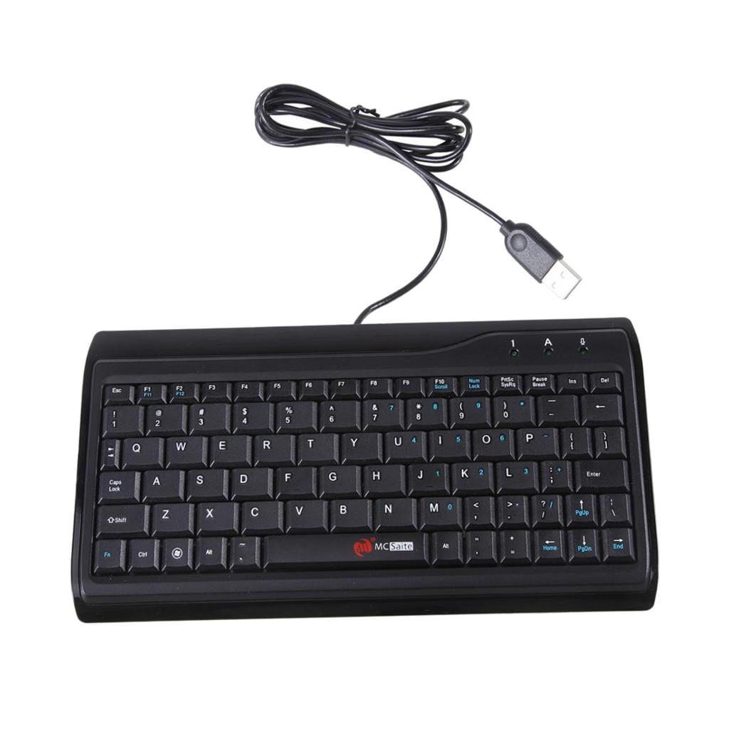 Slim Full Size Mute Wired Super Mini Keyboard For Computer - Walmart.com