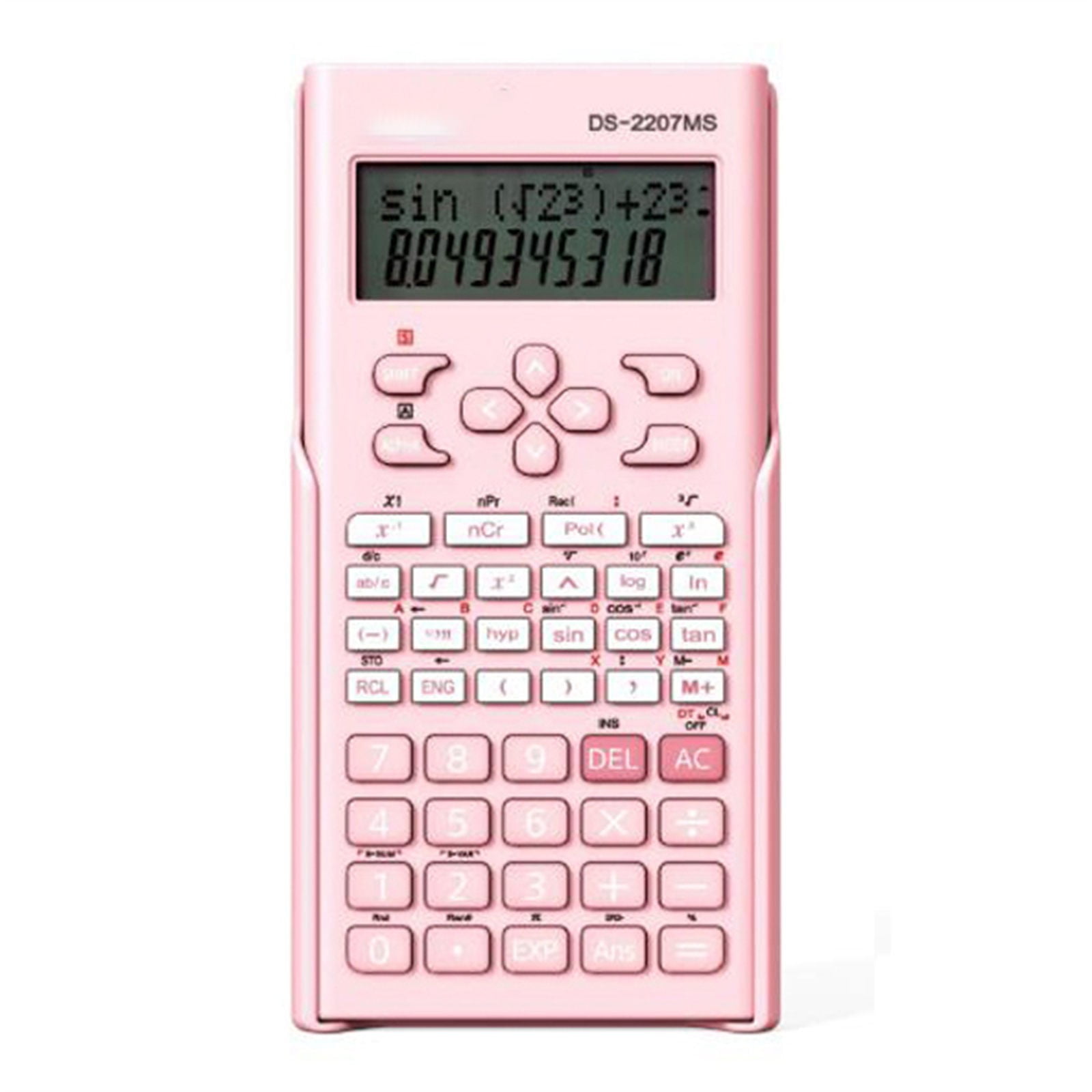 Slim Function Scientific Calculator (Academic Exam Tool), Pink, White ...