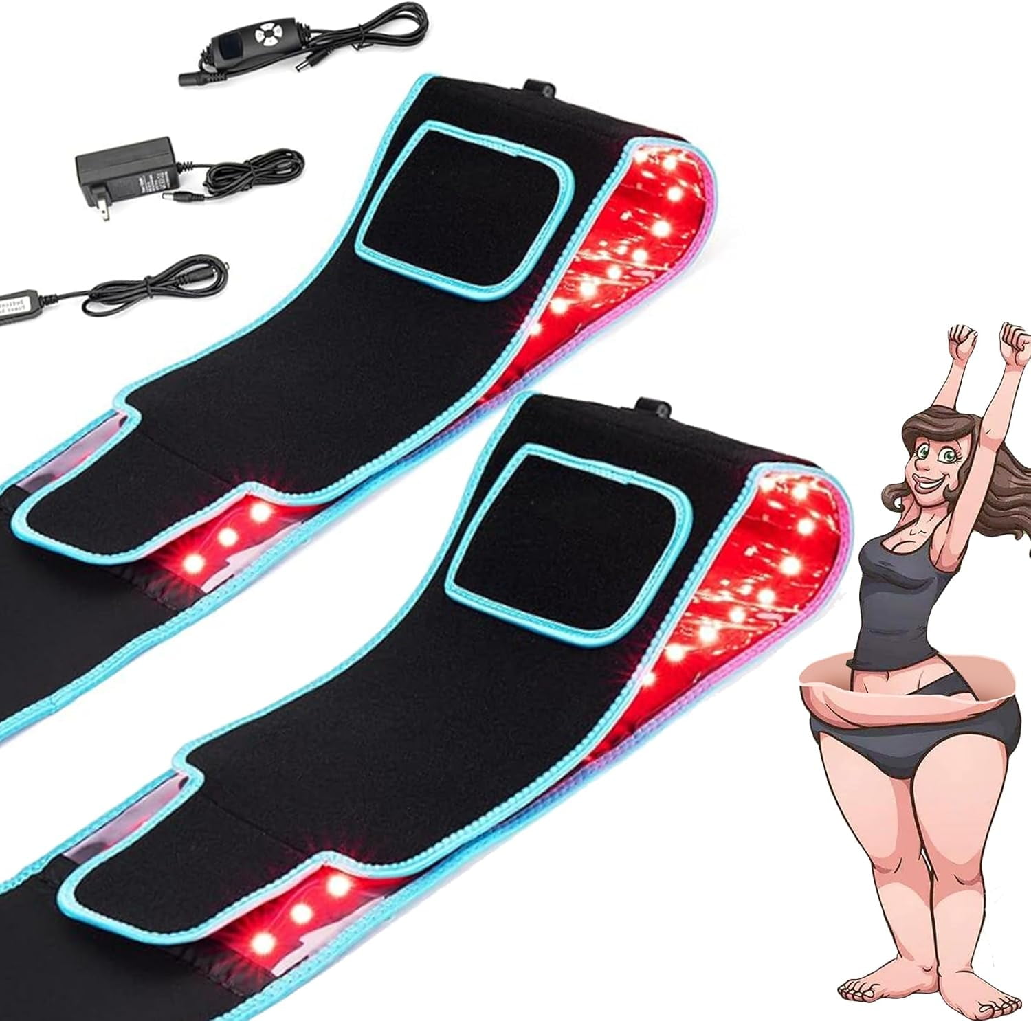 Slim Gleam Wrap, 2024 Best Adjustable Cordless Slim Gleam Wrap Belt, Slingleam Belt for Women ...