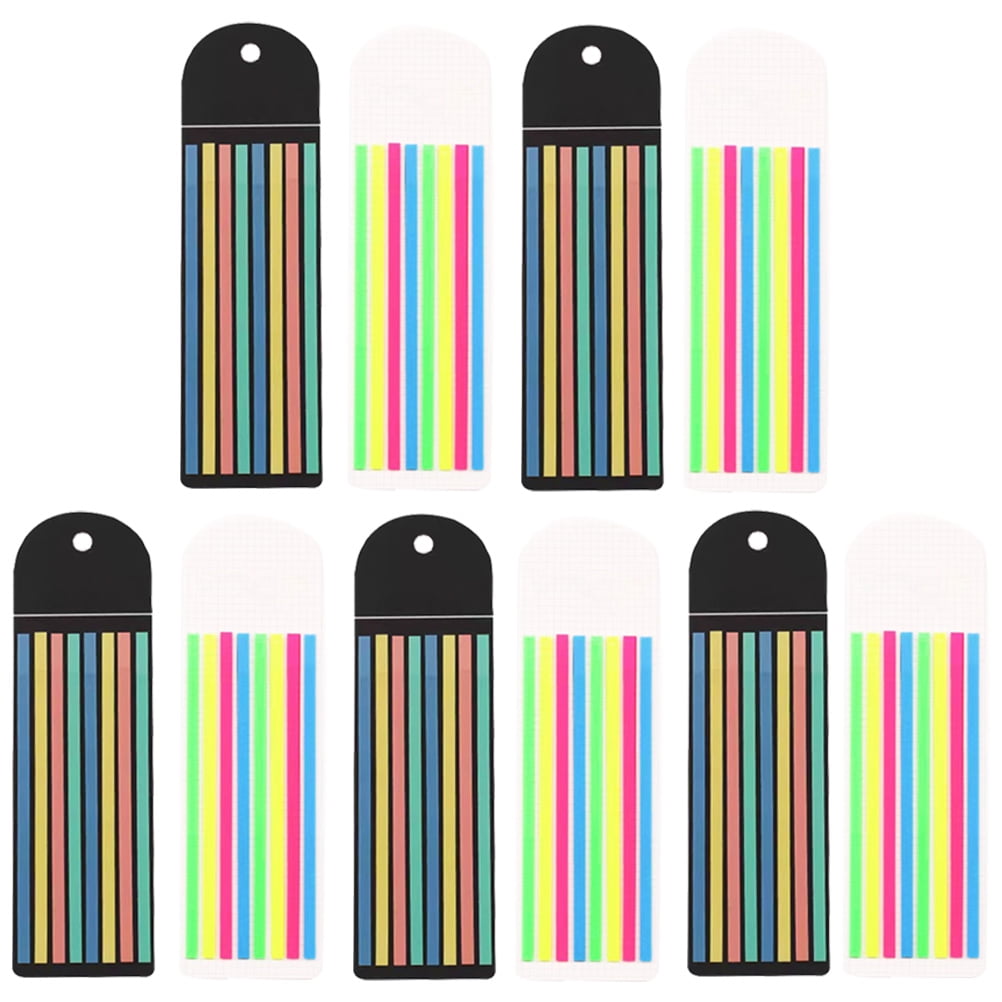 Slim Household Page Marker The Pet Neon Highlight Bright Strip 10 ...
