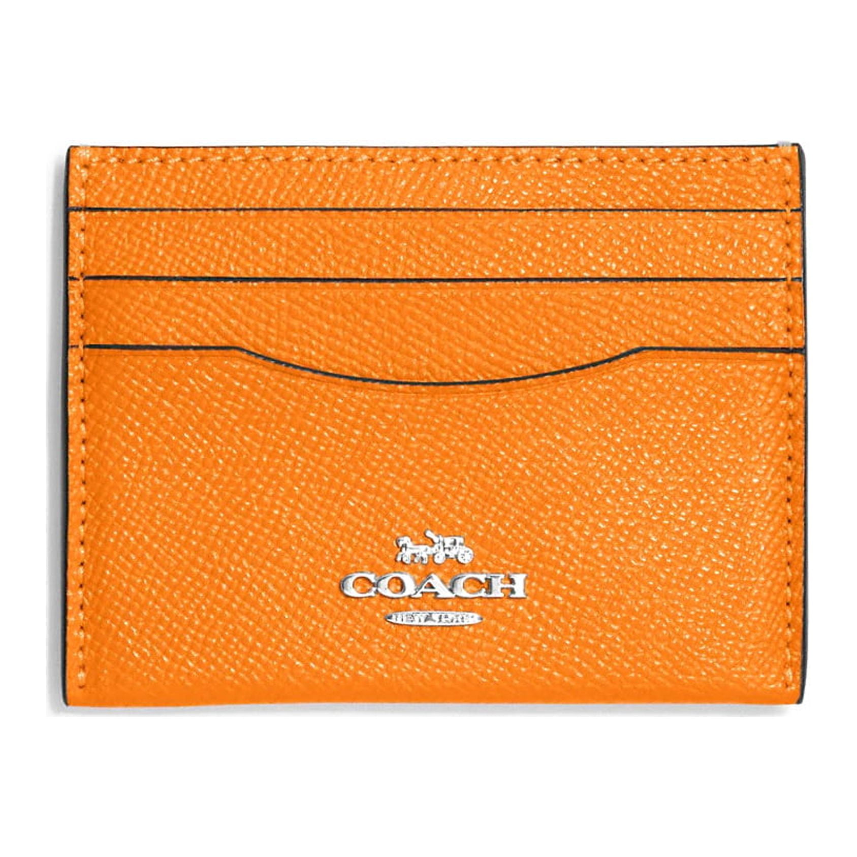 Slim Id Card Case (Bright Mandarin) - Walmart.com