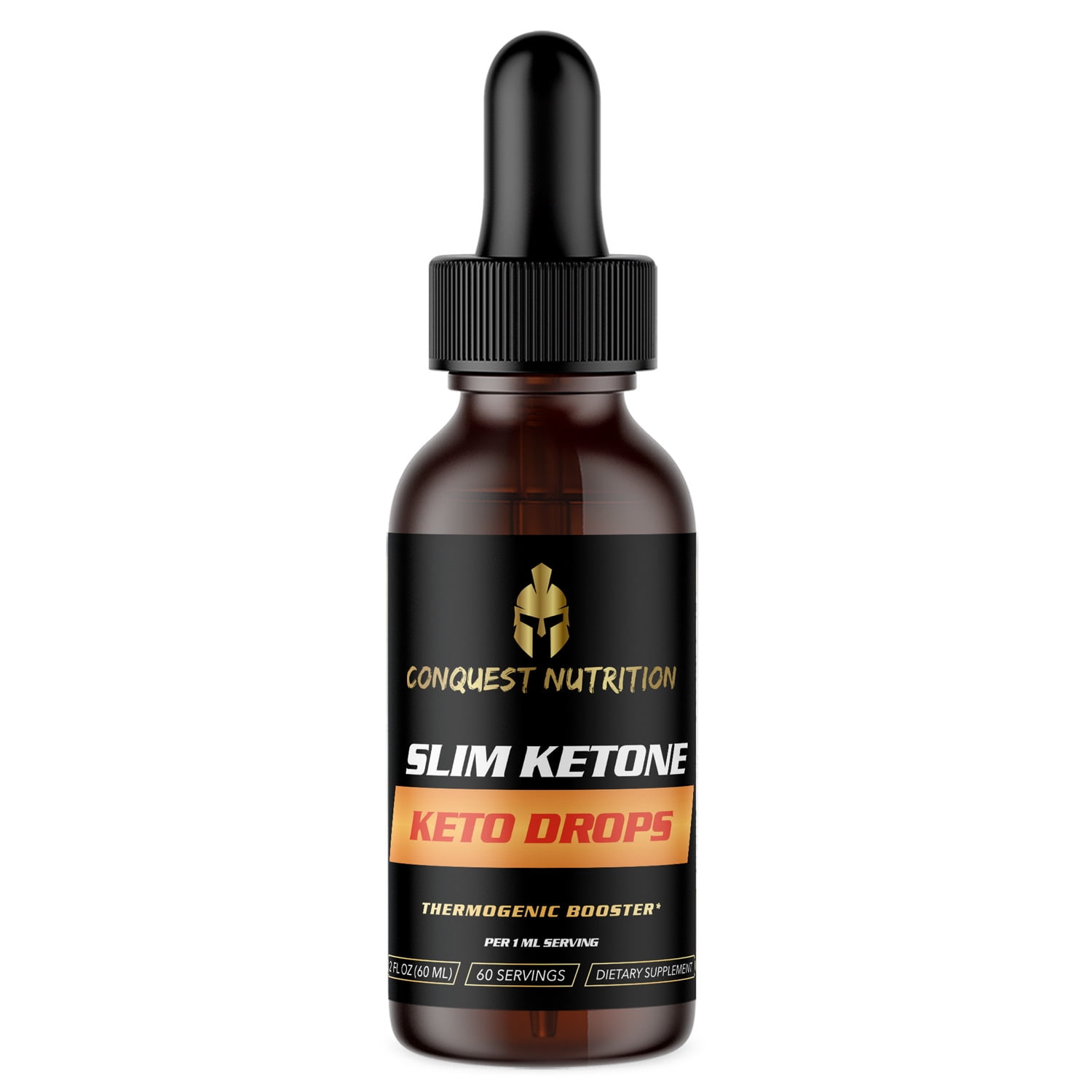 Slim Ketone Keto Drops 2oz - 40 Servings Vegan Friendly - Walmart.com