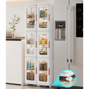 Narrow Kitchen Pantry Cabinets for Stylish Home Storage Solutions