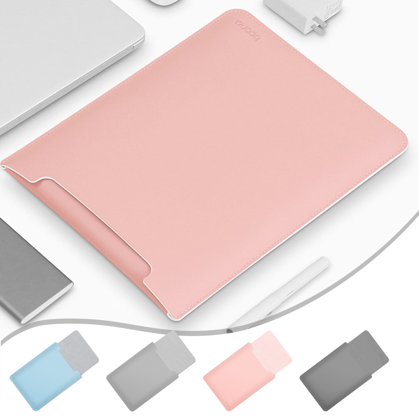 Slim Laptop Sleeve, 15.6 Inch Protective Case, Waterproof Material ...