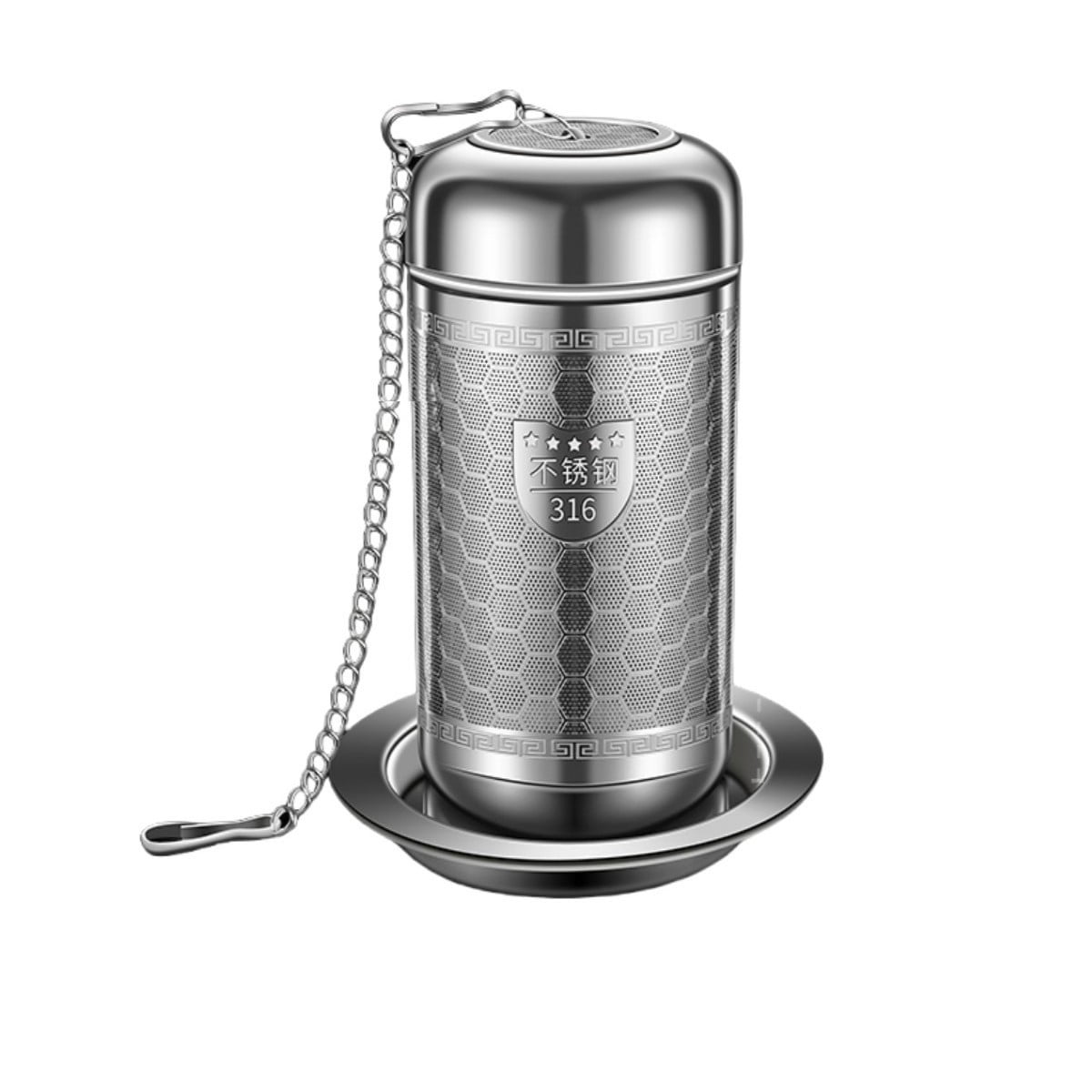 Slim Lid Tea Steeper with Extended Chain Suitable for Wide mouth ...
