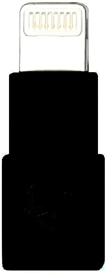 Slim_Lightning_Extender_Black : Tiny, Slim Male to Female Lightning ...