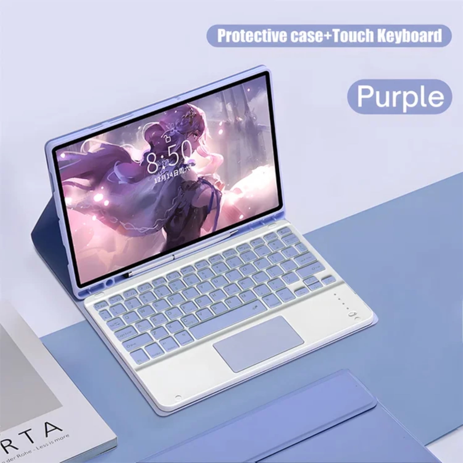 Slim Lightweight and Durable Tablet Keyboard Case for A8 10.5 S6 Lite ...