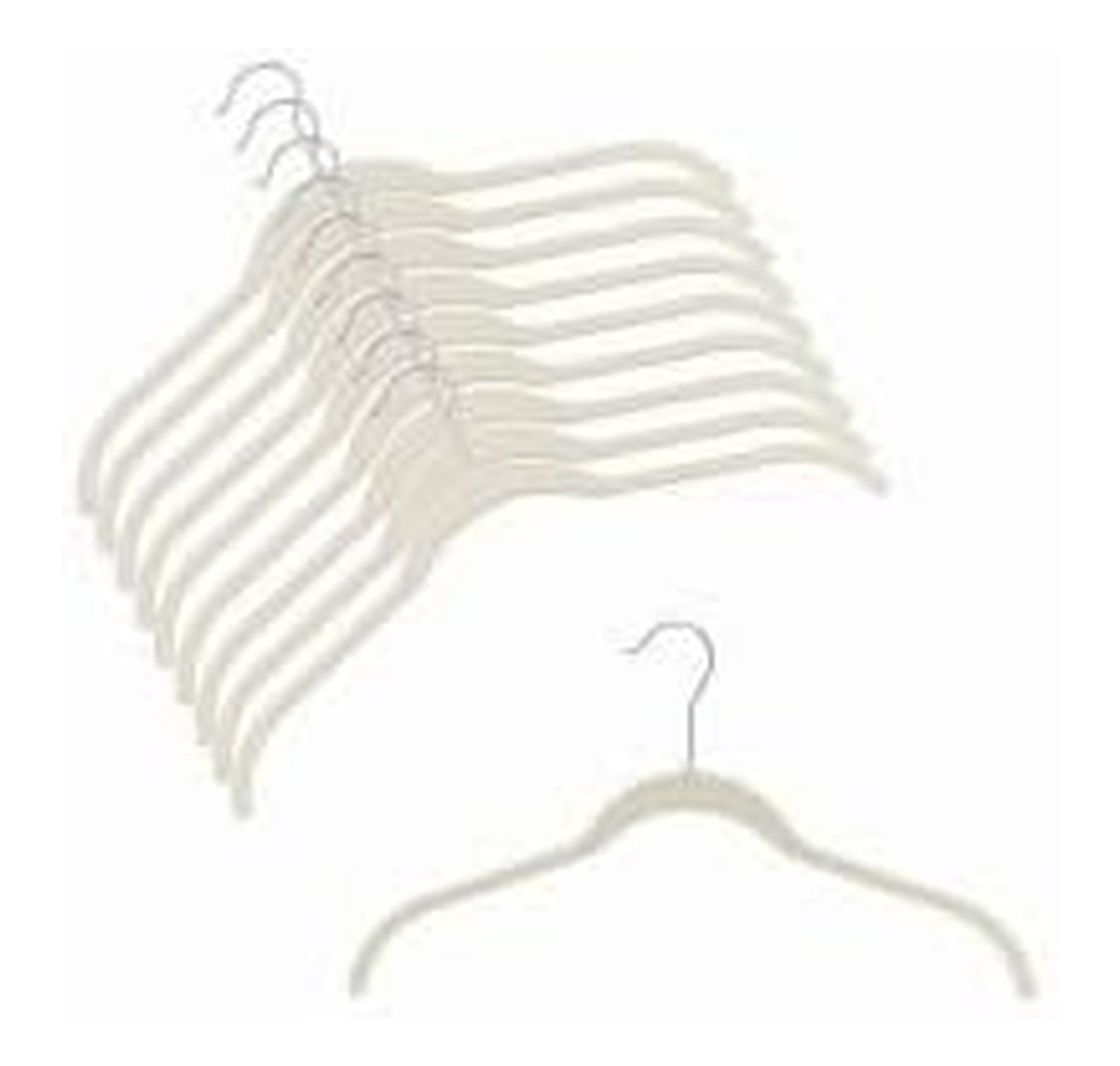 Slim-Line Linen Shirt Hangers - Walmart.com
