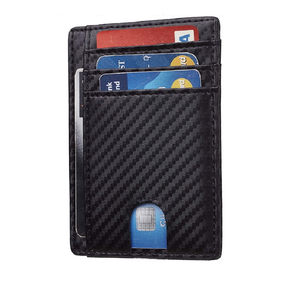 Slim Men's Front Pocket Wallet - Minimalist Leather Design with RFID ...