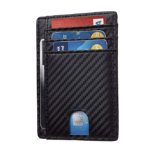 Slim Men's Front Pocket Wallet - Minimalist Leather Design with RFID ...