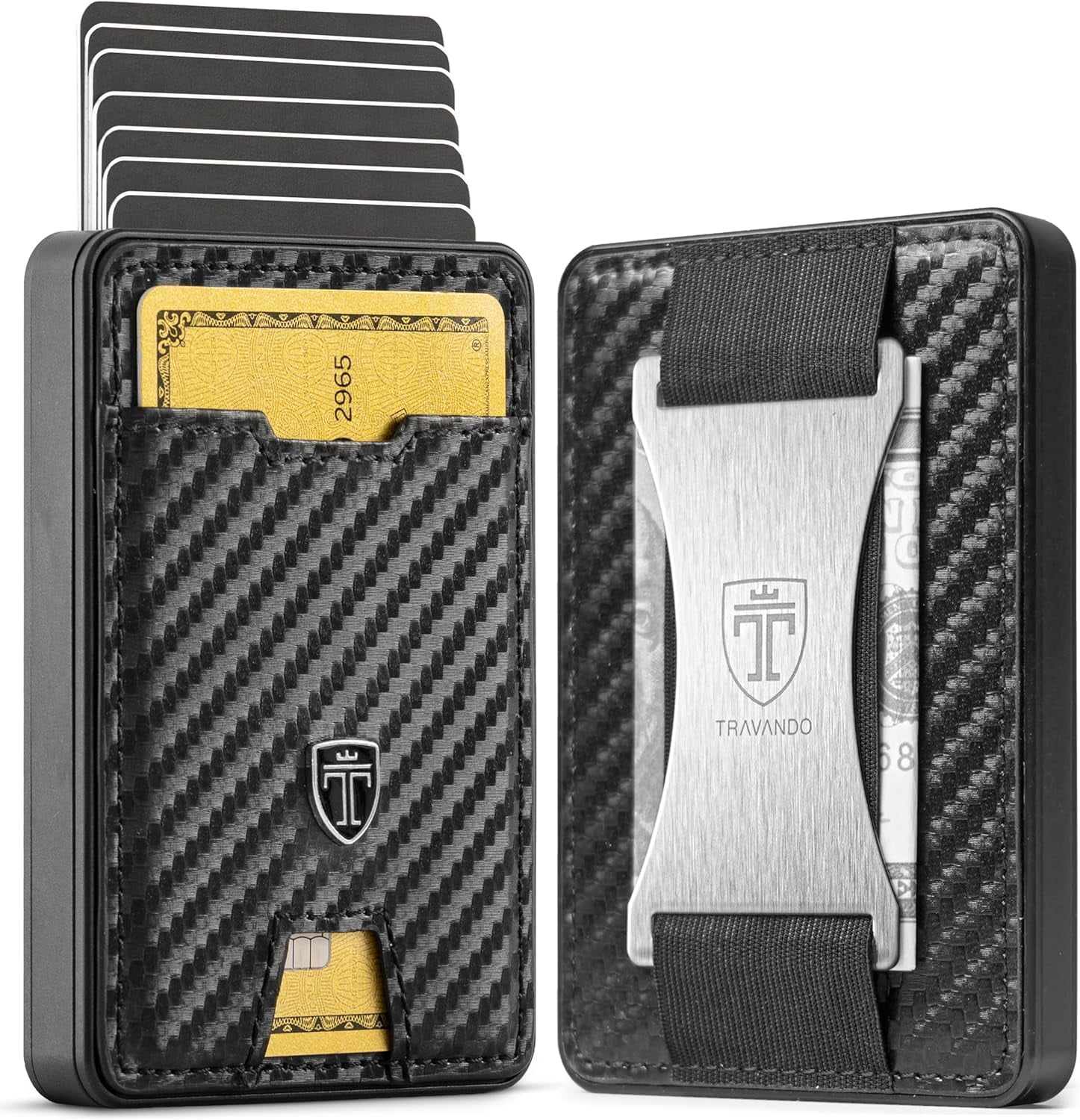 Slim Metal RFID Blocking Wallet for Men - Swype Mens Card Case ...