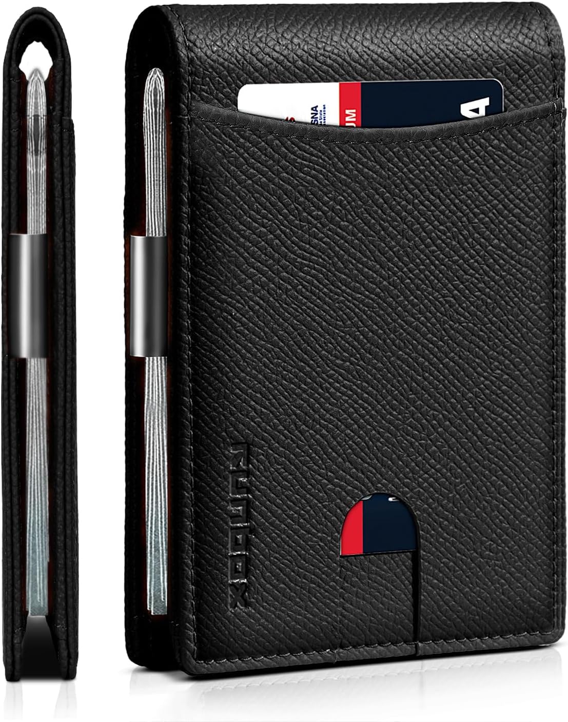 Slim Money Clip Wallets for Men RFID Blocking 11 Card Holder Minimalist ...