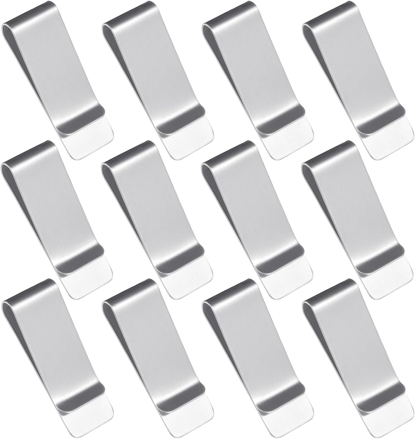 Slim Money Clips, 12 Pcs Stainless Steel Money Clips for Men Metal Cash ...