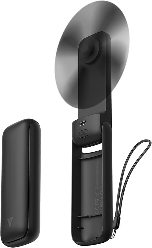 Slim Portable Fan, Thin Handheld Fan, USB Rechargeable Mini Personal ...