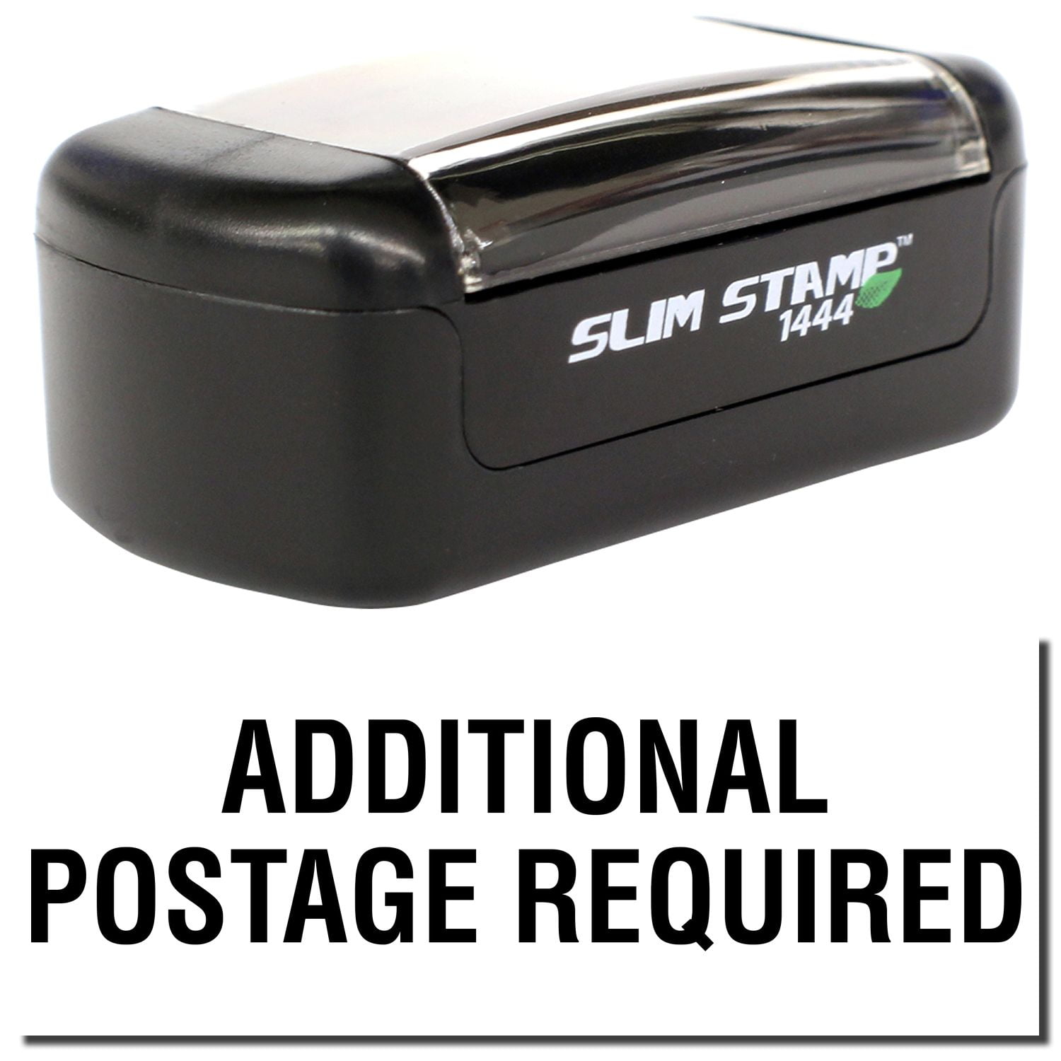 Slim Pre-Inked Additional Postage Required Stamp, Slim 1444, Ultra Slim ...