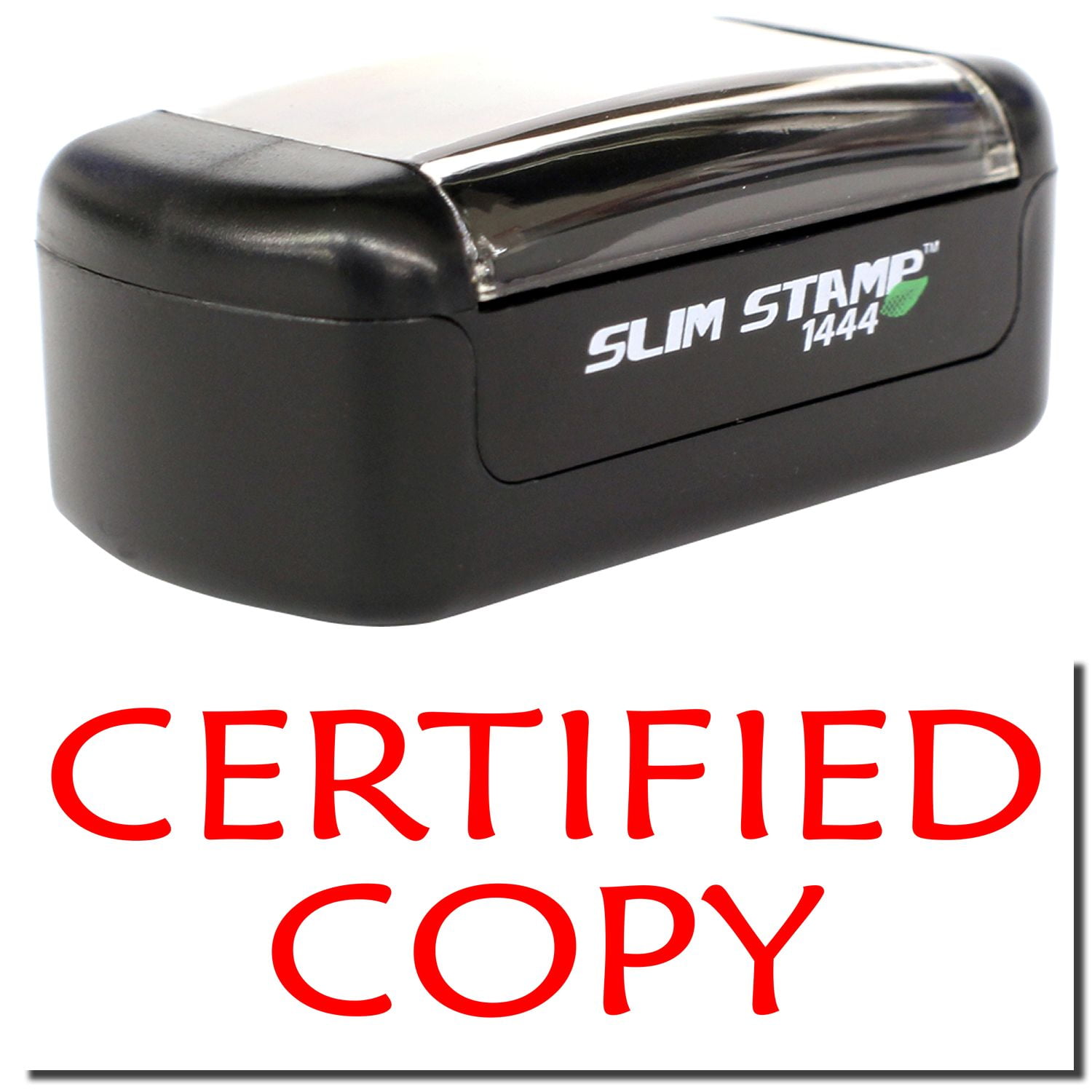 Slim Pre-Inked Certified Copy Stamp, Slim 1444, Ultra Slim Design ...