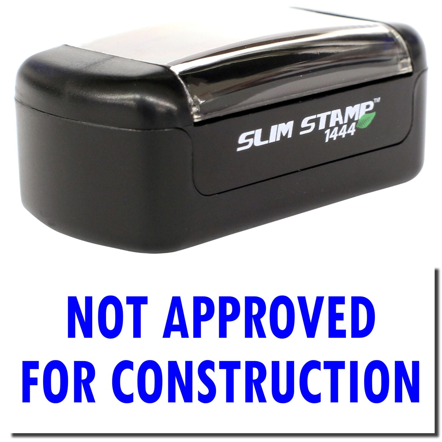 Slim Pre-Inked Not Approved For Construction Stamp, Slim 1444, Ultra ...