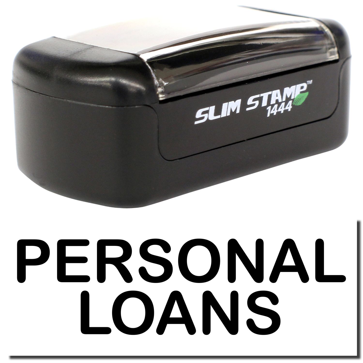 Slim Pre-Inked Personal Loans Stamp, Slim 1444, Ultra Slim Design ...