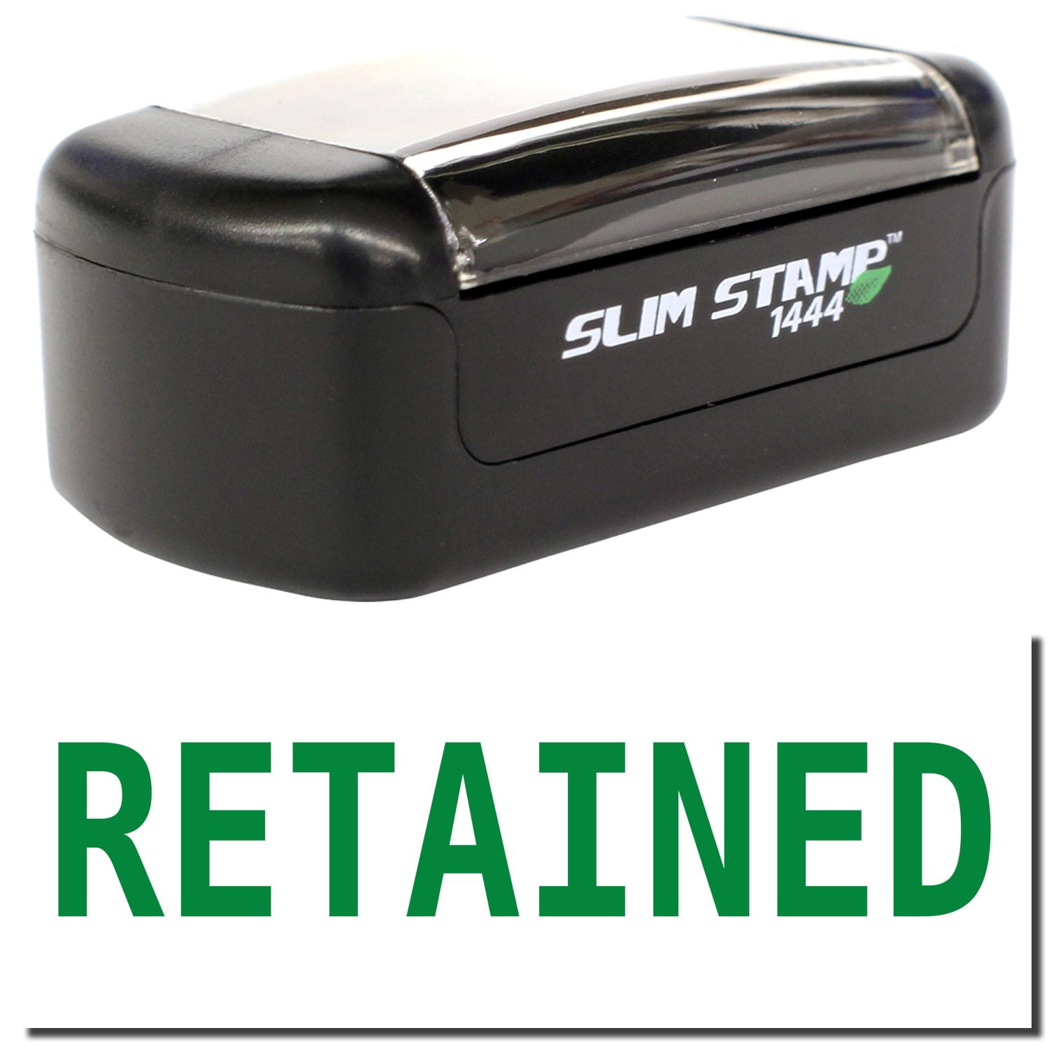 Slim Pre-Inked Retained Stamp, Slim 1444, Ultra Slim Design, Impression ...