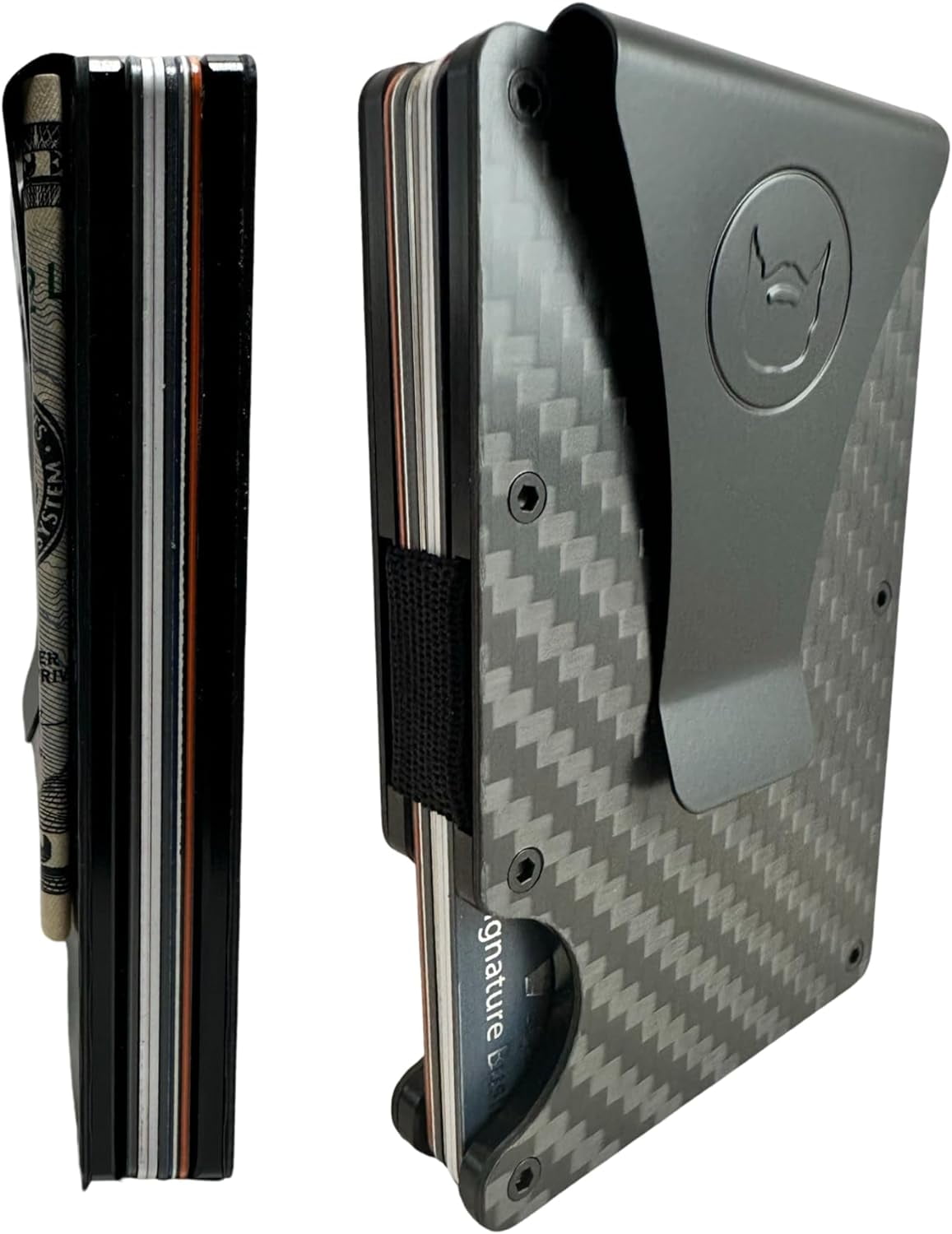 Slim RFID Wallet for Men - Compact Front Pocket Credit Card Holder ...