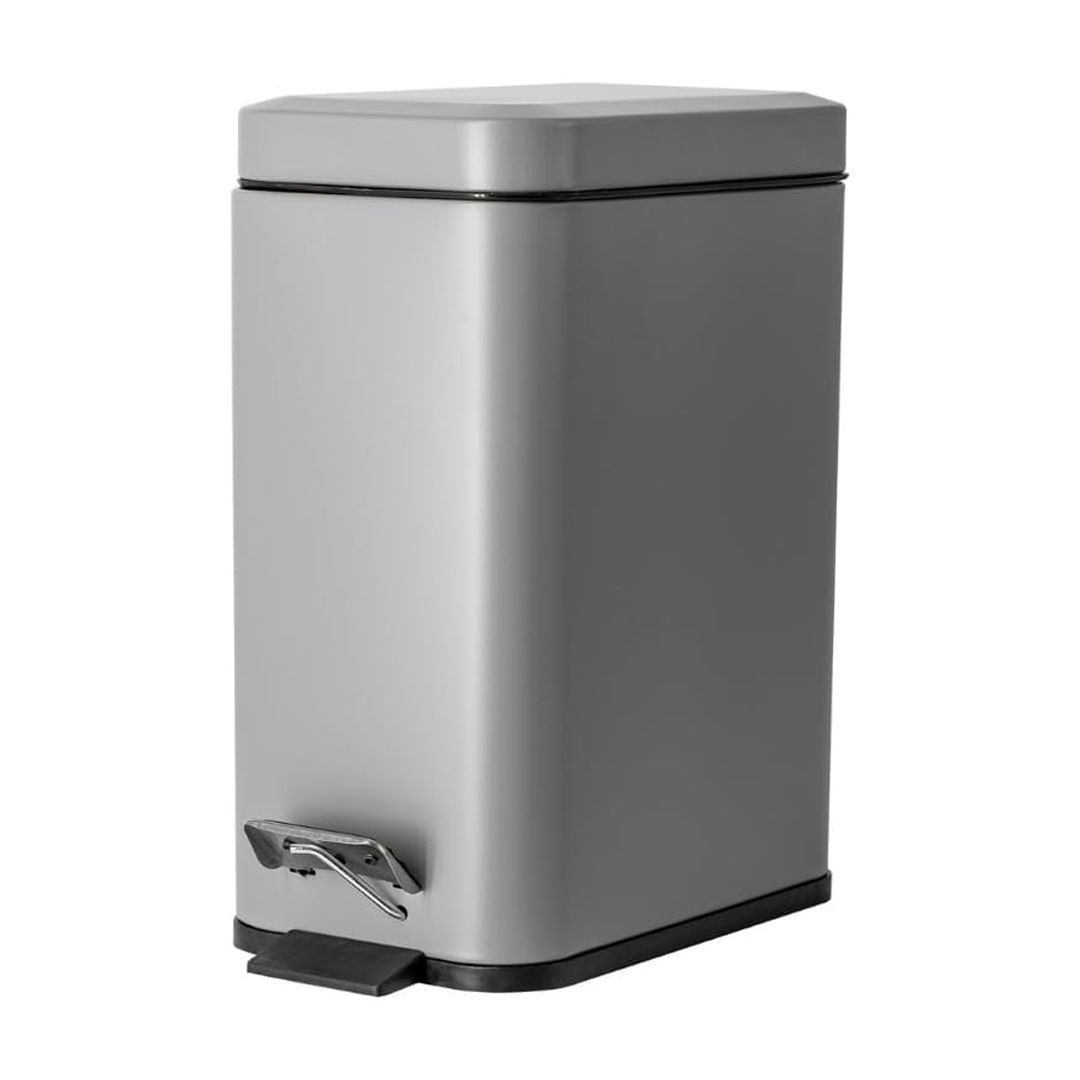SAFAVIEH Serapis Contemporary Modern Outdoor Patio Trash Bin, Natural ...