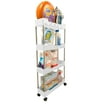 Lifewit Sturdy 3 Tier Movable Rolling Cart with Skinny Wheels for ...