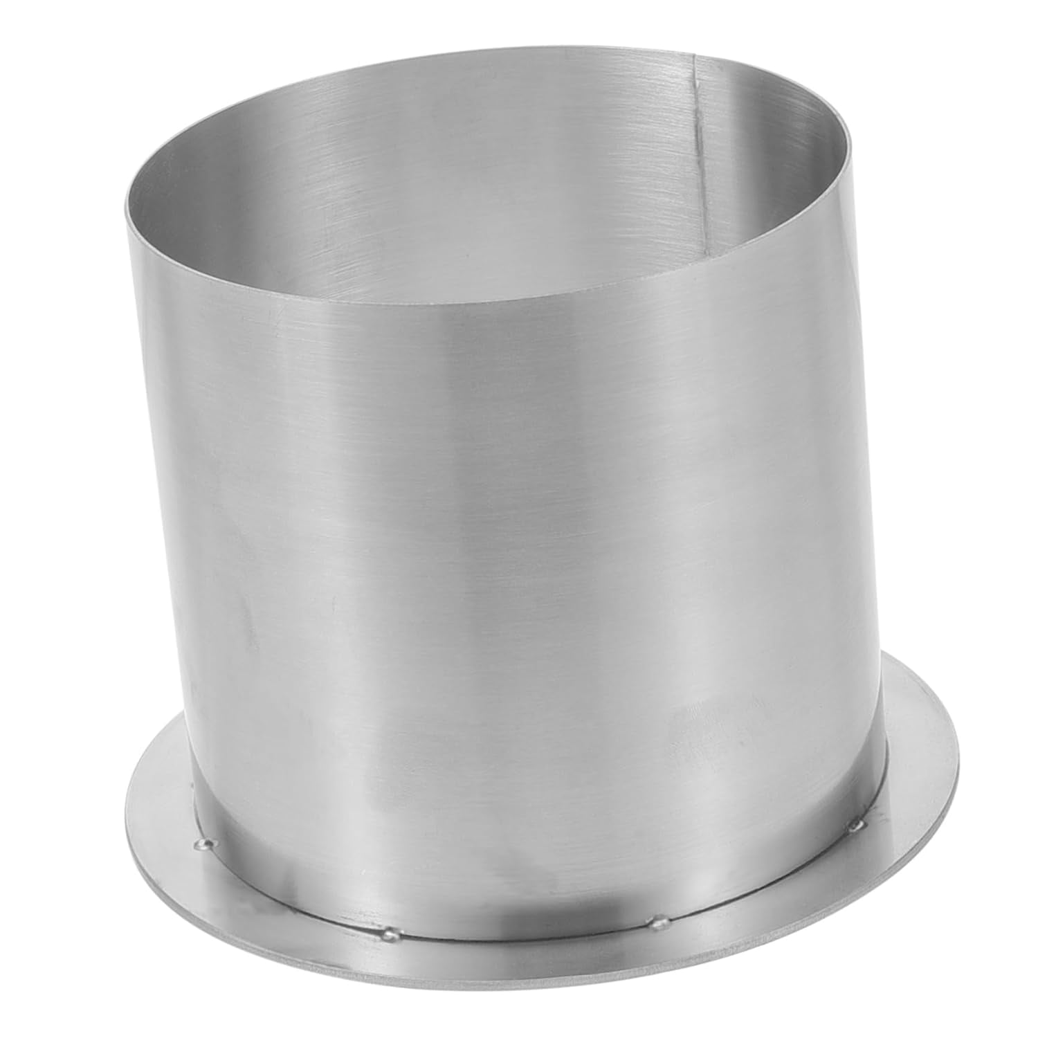 Slim Round Metal Trash Chute Grommet Easy to Install Countertop Waste ...