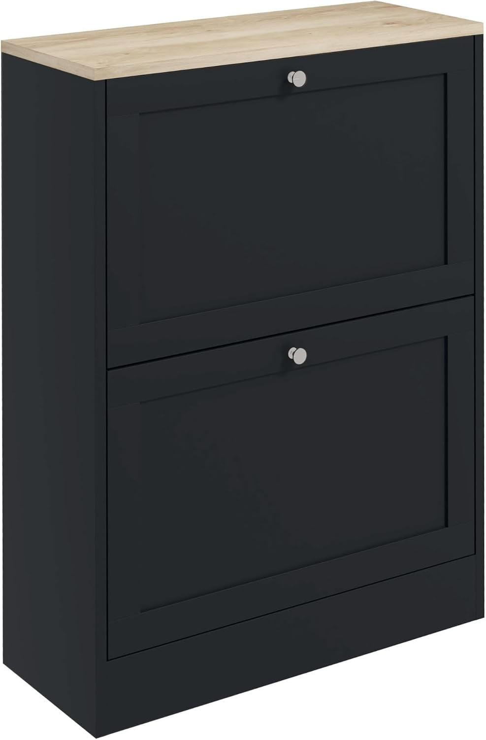 Slim Shoe Cabinet for Entryway, Modern Hidden Shoe Storage Cabinet with ...