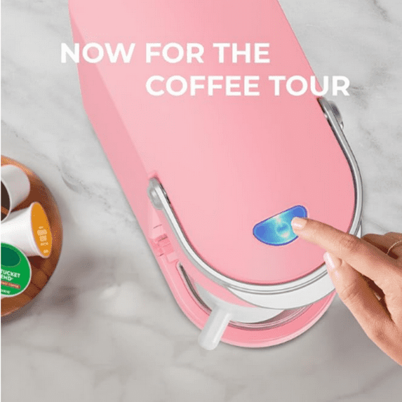 Slim Single Serve Coffee Maker for K Pods, One Cup Coffee Maker Fits 7. ...