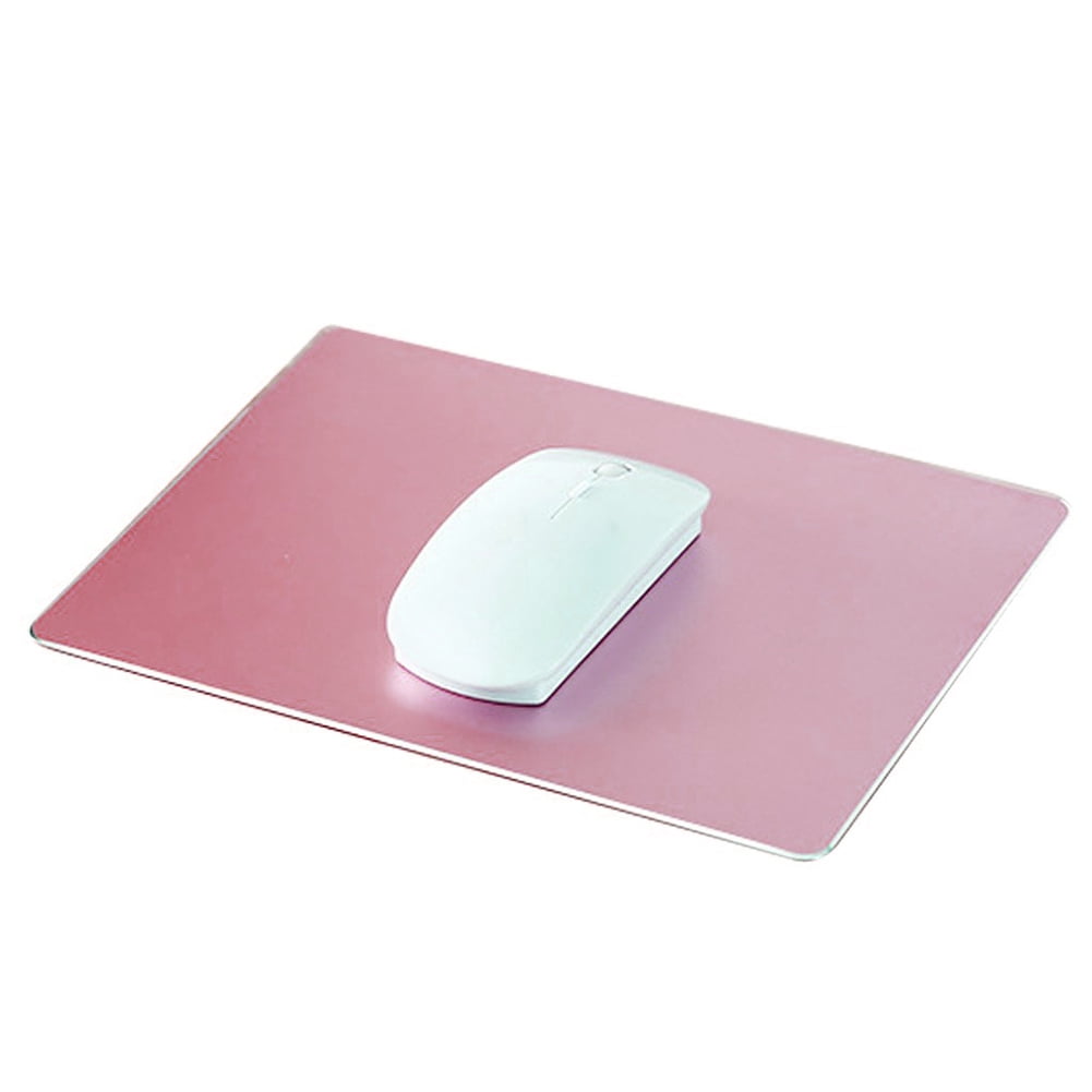 Slim Sleek Anti-Slip Aluminum Alloy Computer Gaming Mouse Pad Mat Mice ...