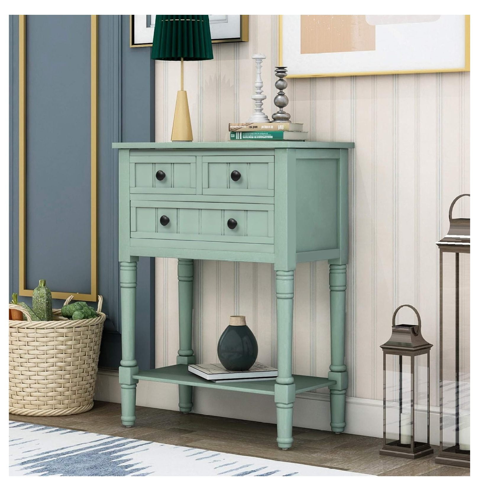 Slim Sofa Tables for Entryway, Narrow Wood Console Table Hallway Table ...