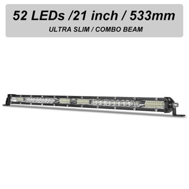 Nilight 12Inch LED Light Bar Blue Triple Row 240W Spot & Flood Combo ...