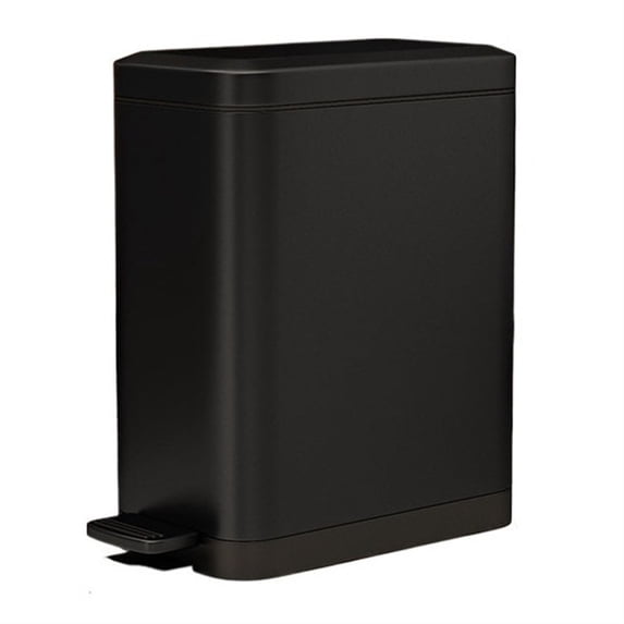Slim Stainless Steel Trash Can Step Pedal Trash Can - Narrow Soft Close ...
