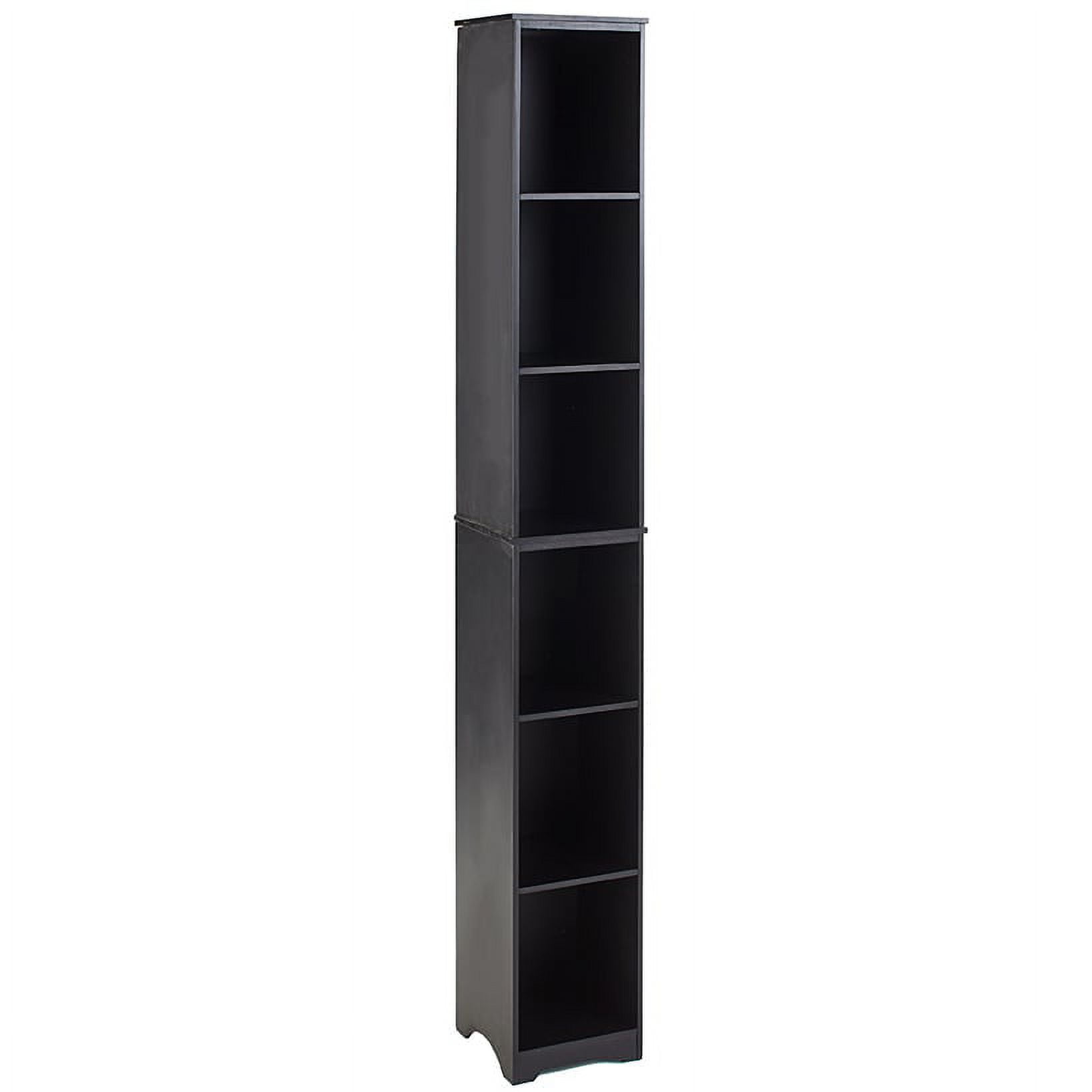 Slim Storage Tower in Black - Walmart.com