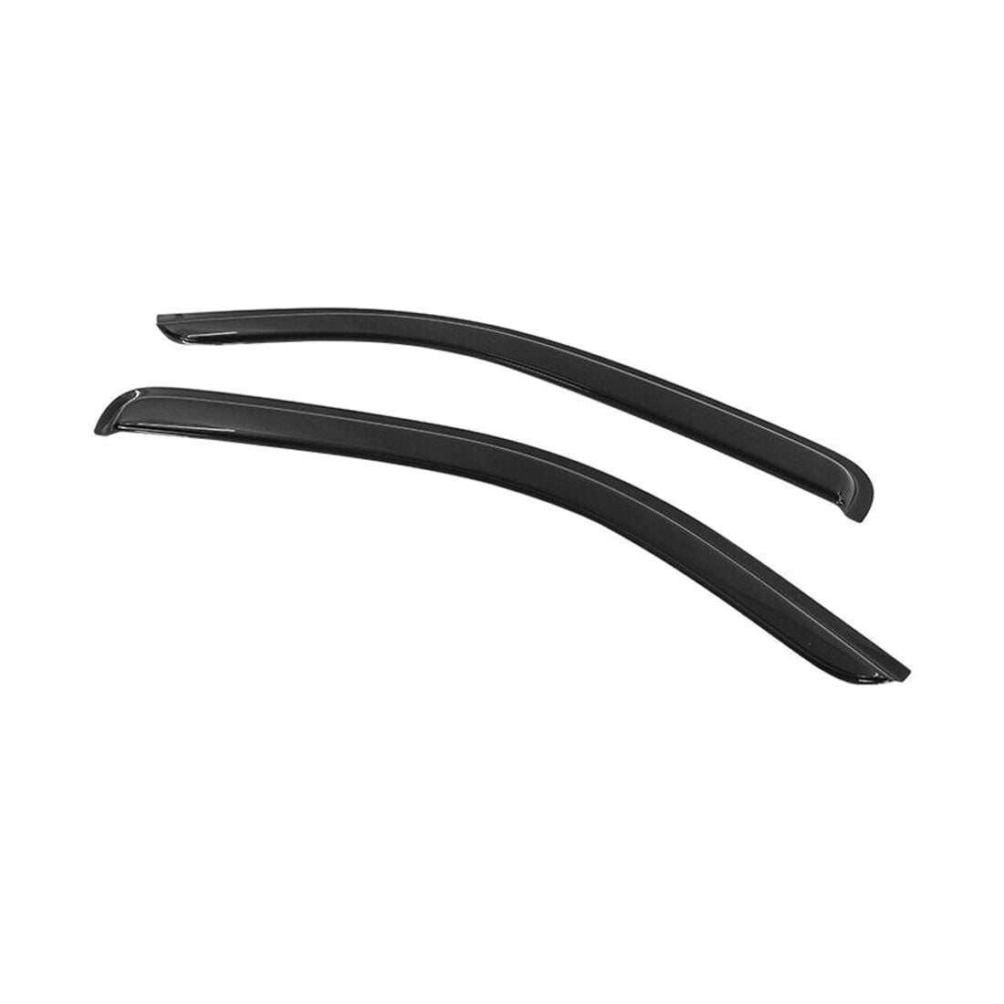 Slim Style Window Visors Rain Guard Deflector 2-Piece Set Acrylic Smoke ...