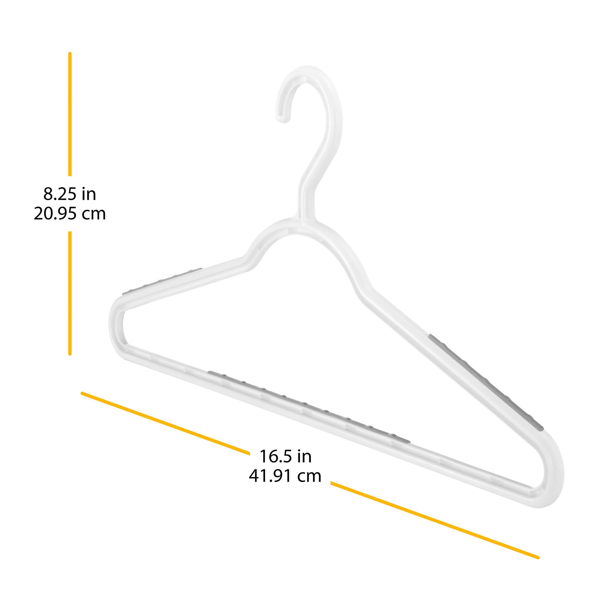 Slim Sure Grip Hangers - Walmart.com
