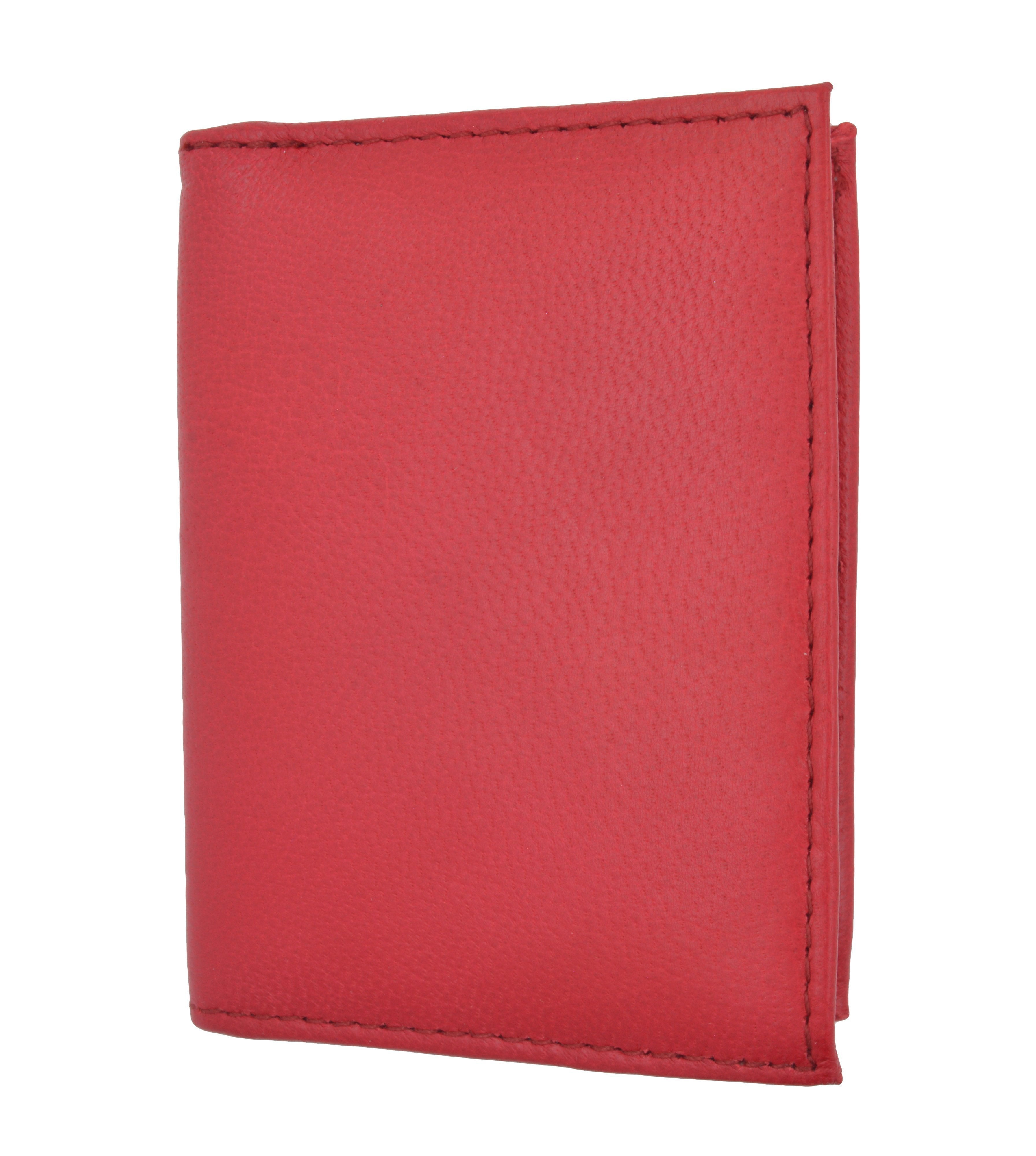 Slim Thin Leather Credit Card ID Mini Wallet Holder Bifold Driver's ...