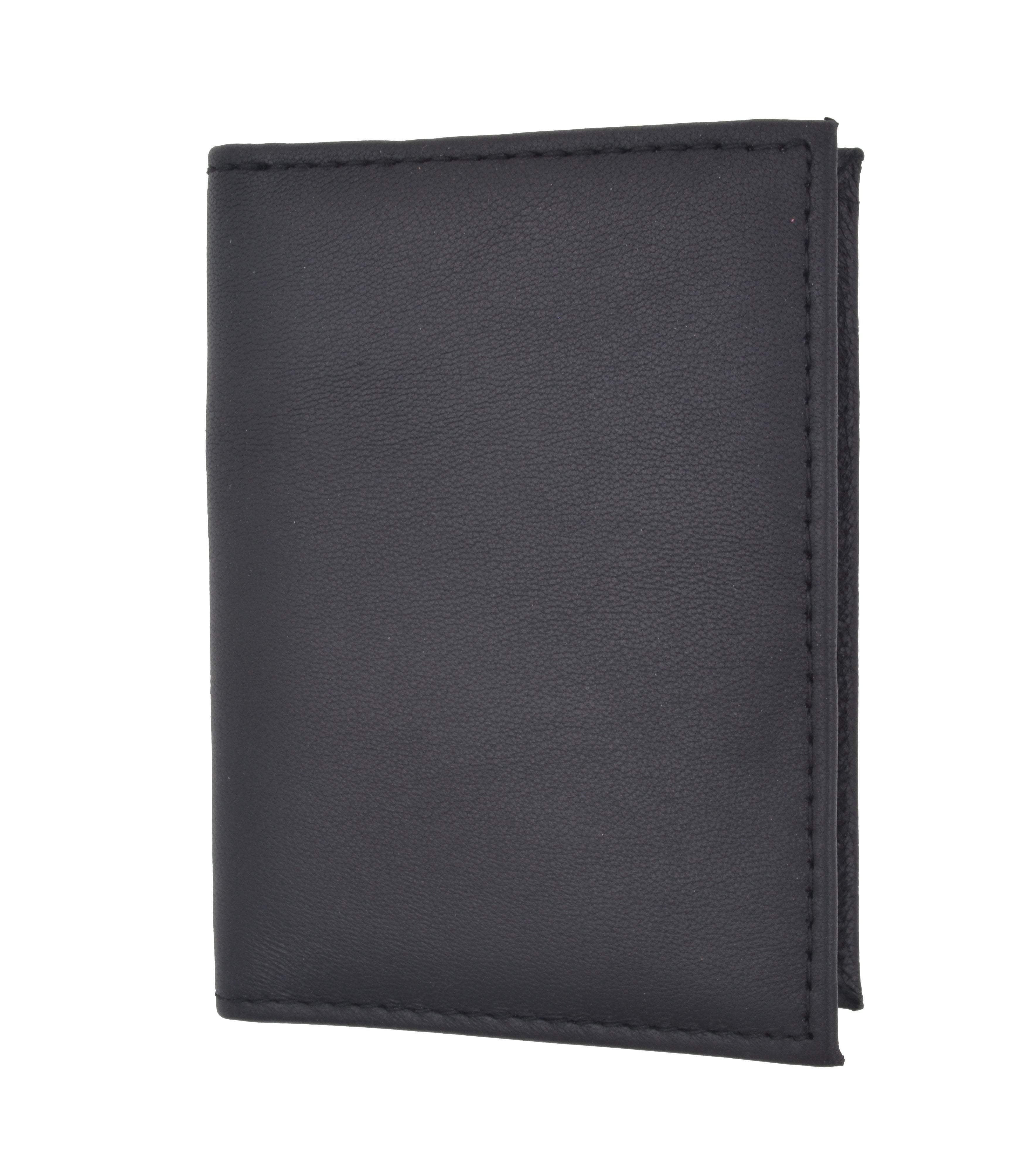 Slim Thin Leather Credit Card ID Mini Wallet Holder Bifold Driver's ...