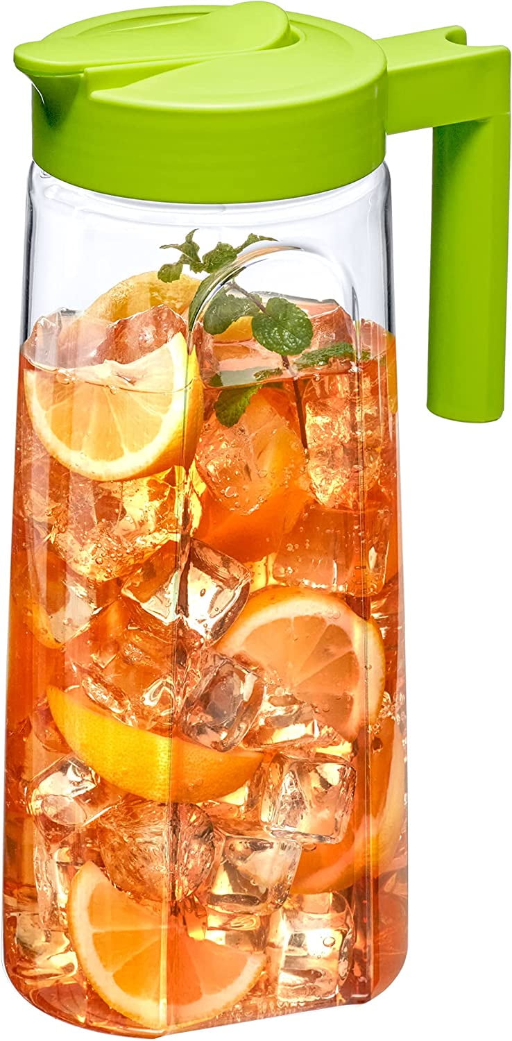 - Slim - Tritan Pitcher (64 oz), Unbreakable Plastic Water Pitcher with ...