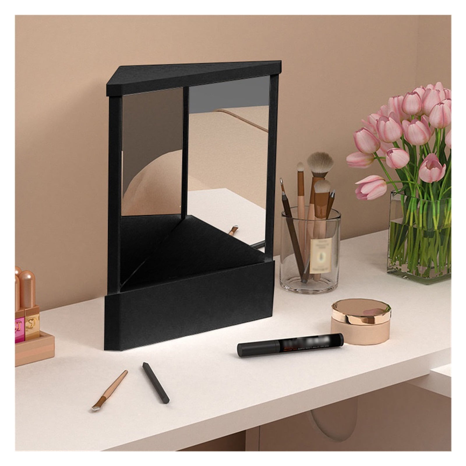 Slim True Mirror Non Reversing Mirror for Makeup Vanity & Beauty ...