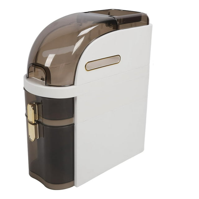 Slim Vertical Storage Unit - Clear Drawers for Small Spaces, Gaps, and ...