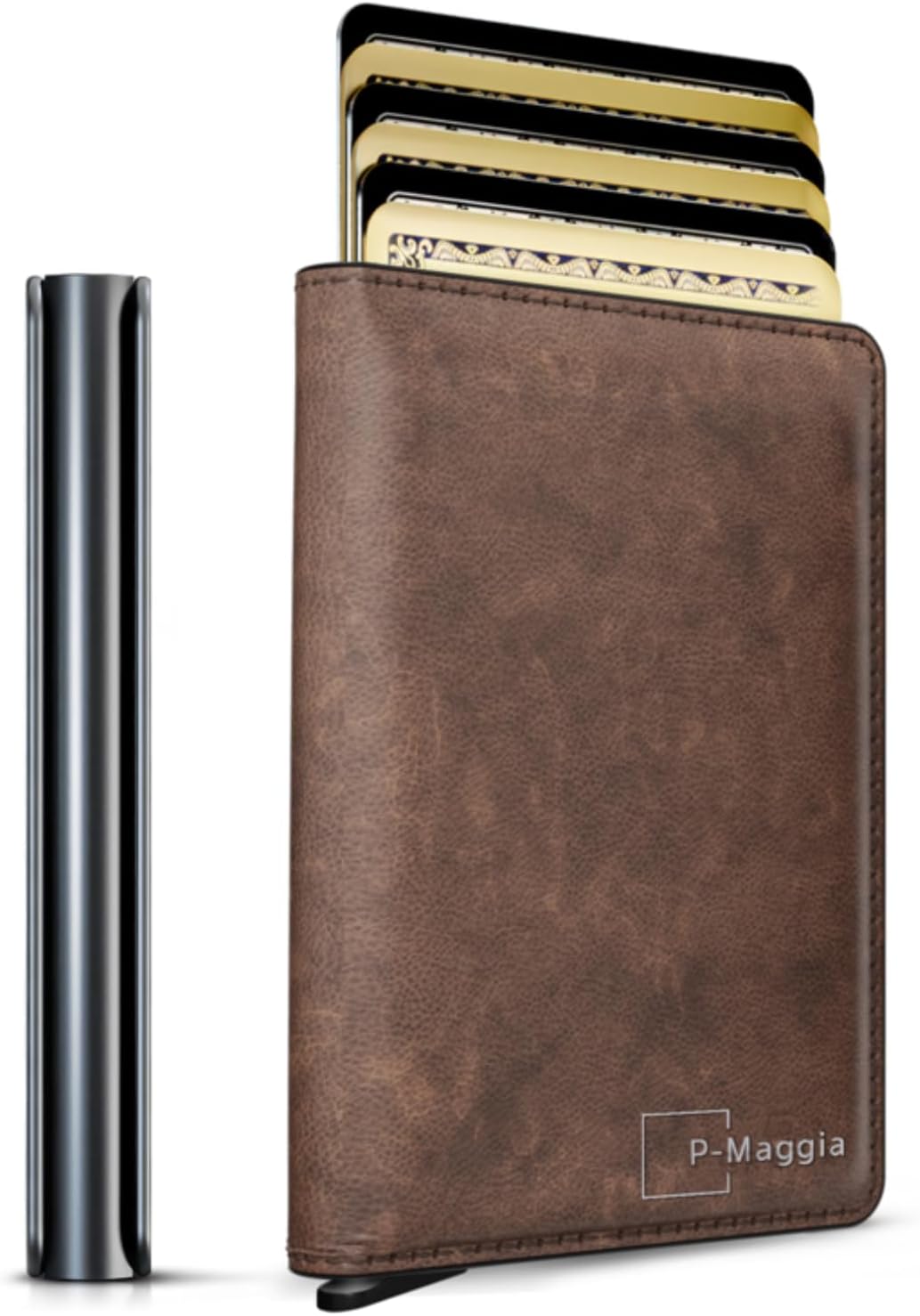 Slim Wallet for Men - Minimalist Men Wallet with Card Holder, RFID ...