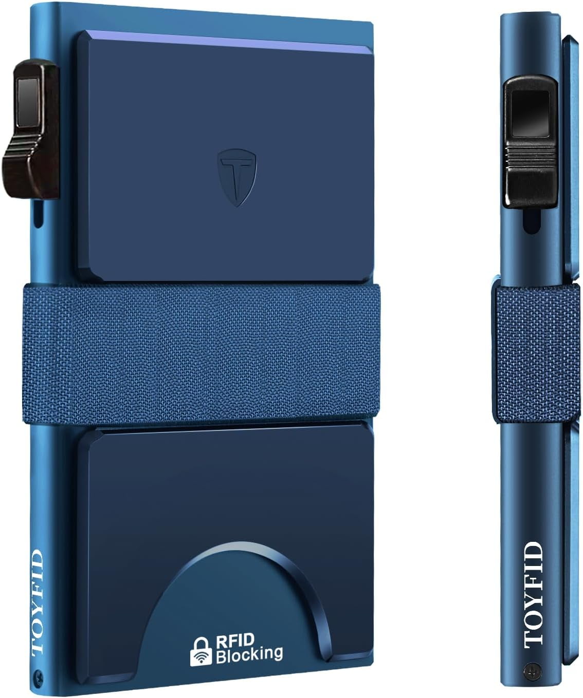 Slim Wallet for Men, Minimalist Pop Up Wallet, Metal Wallet, RFID ...