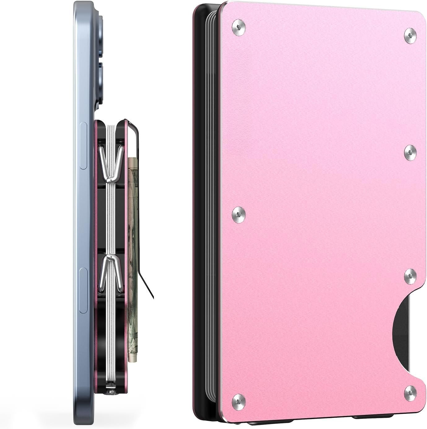 Slim Wallet for Women, Compatible with MagSafe Wallet with Removable ...